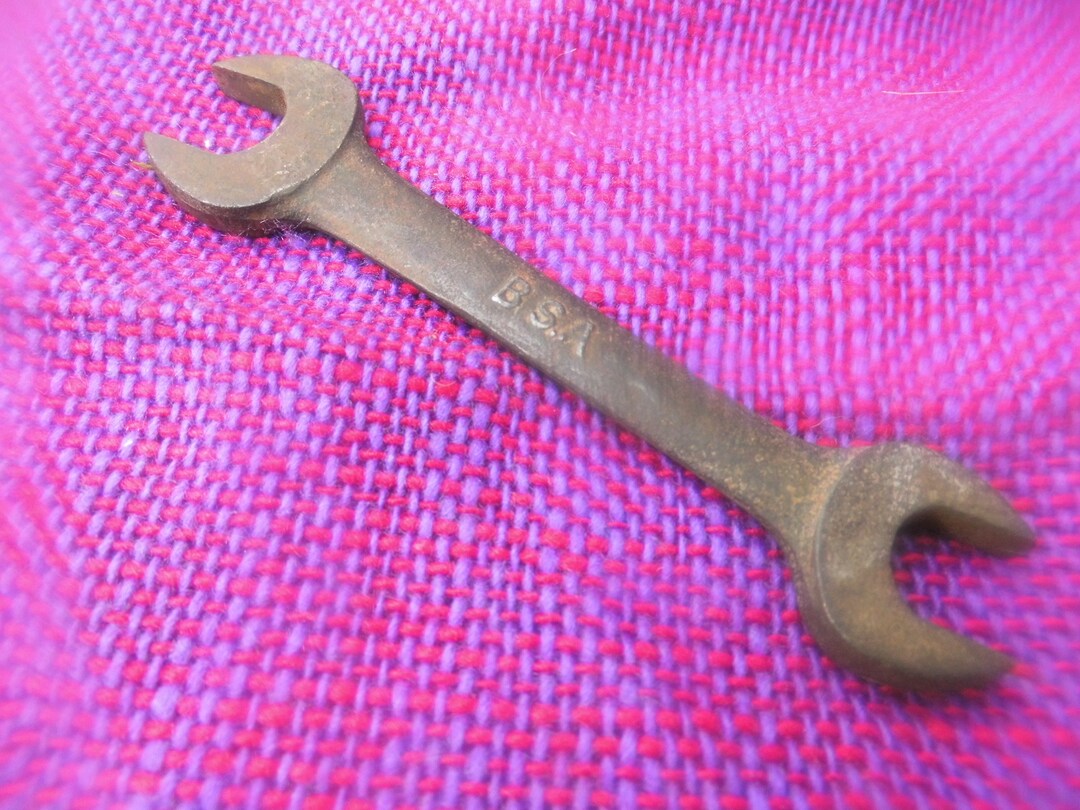 BSA Motor Cycle Spanner Grand british vintage Bike Fabricant - Etsy France