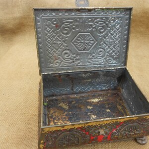 Chocolate Box Vintage French Candy Tin in Oriental Casket - Etsy