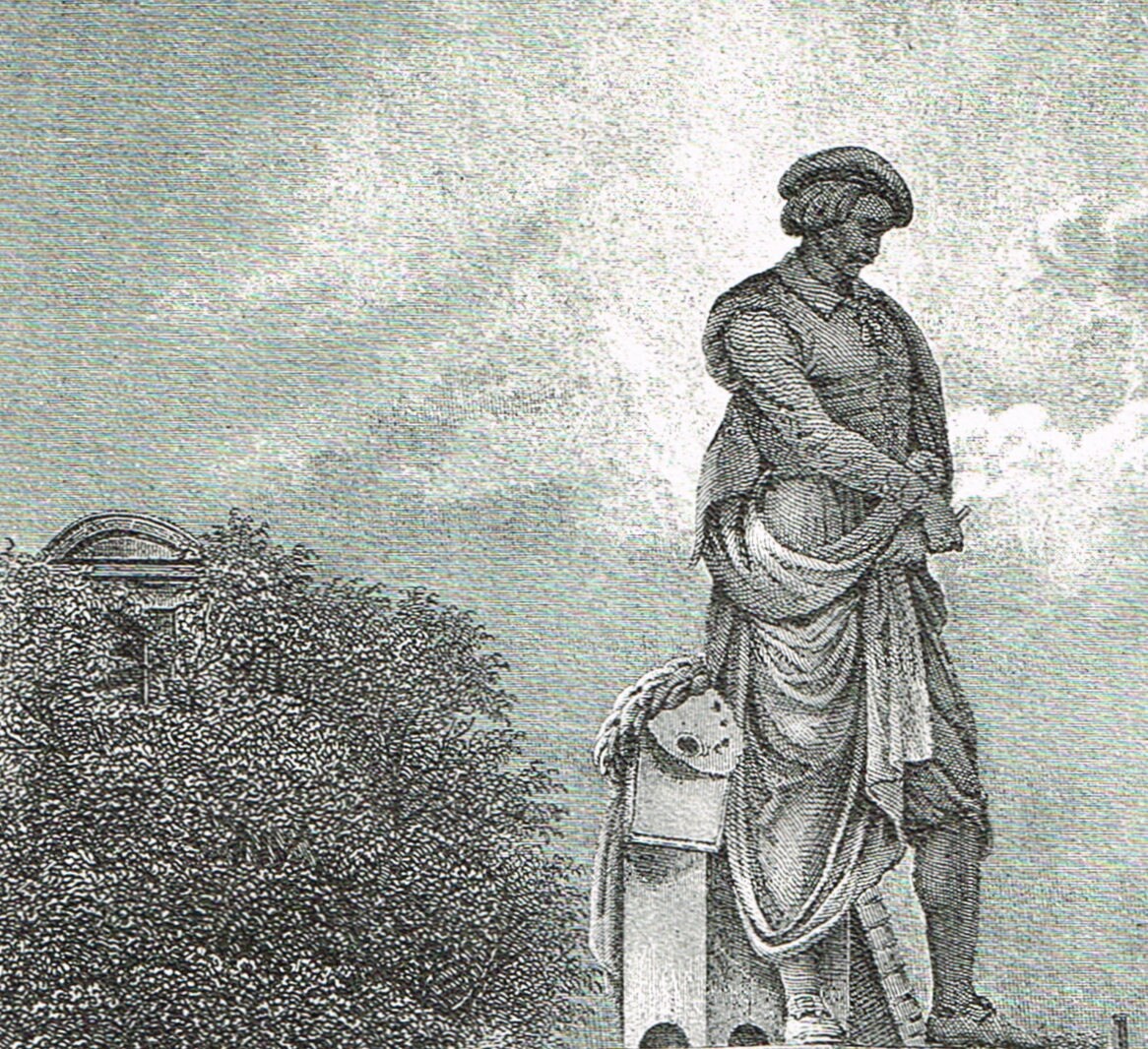 Digital Download of Antique Engraving From AMSTERDAM Statue of - Etsy