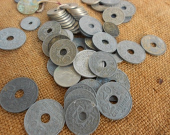 French Hole Coins - Etsy