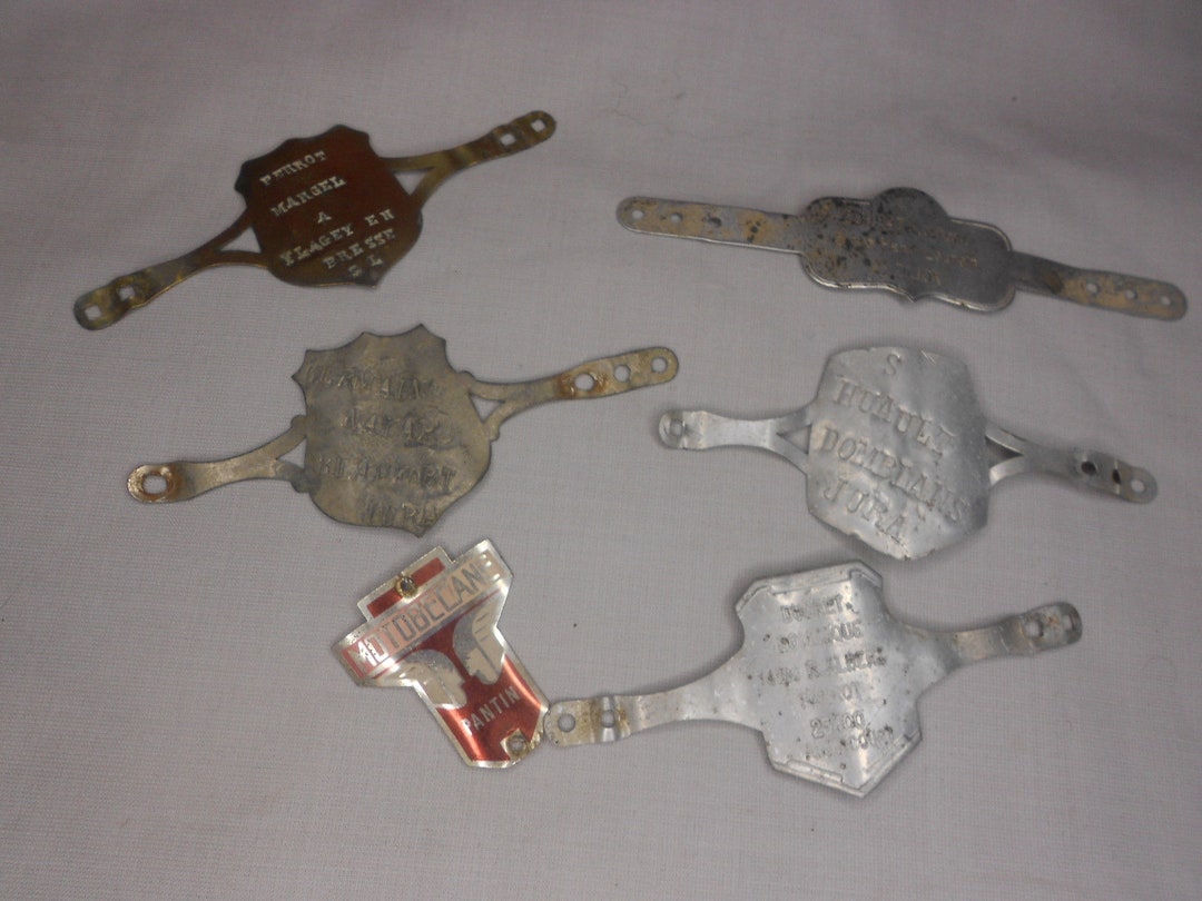 Set of 6 Bicycle Badges 1900s Vintage French Cycle - Etsy