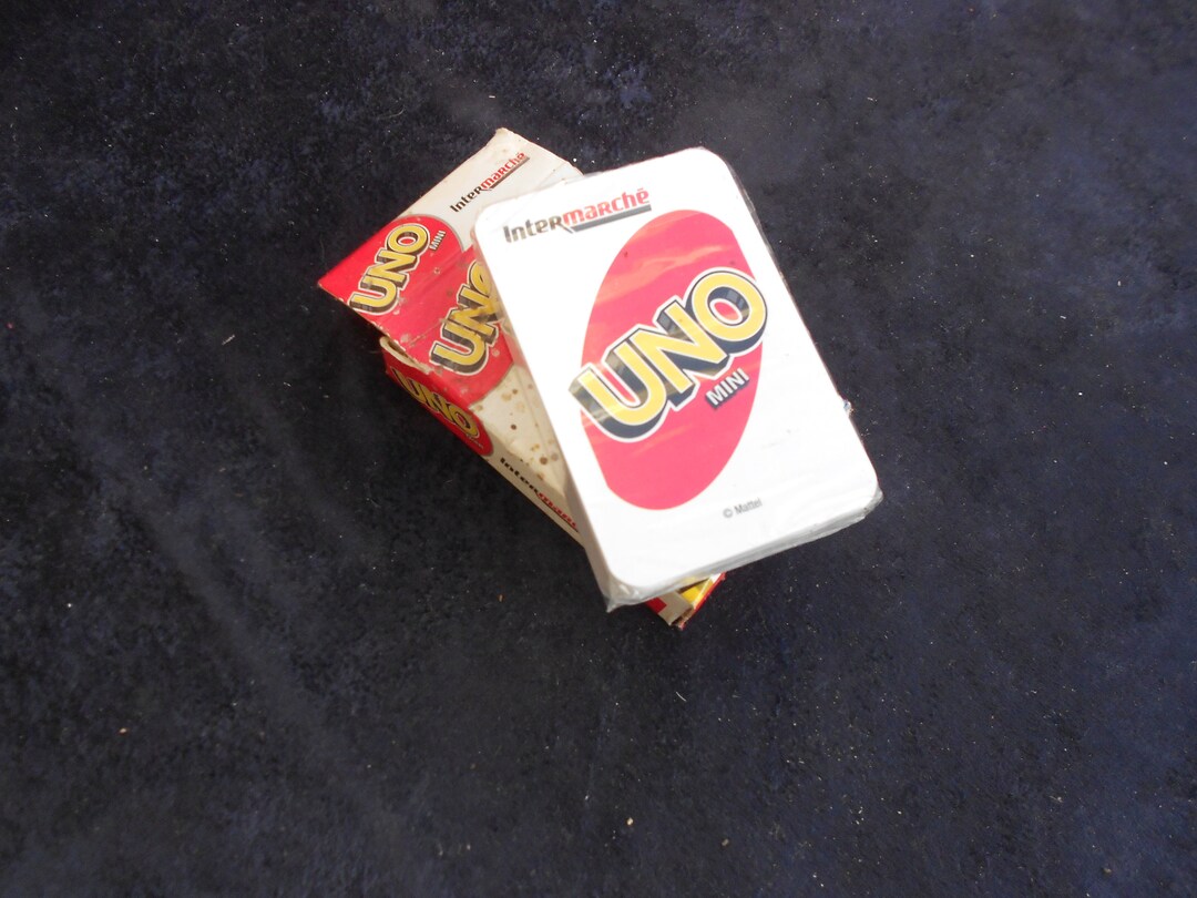 French Set of Mini UNO Cards Original Set From the 1990s in the ...