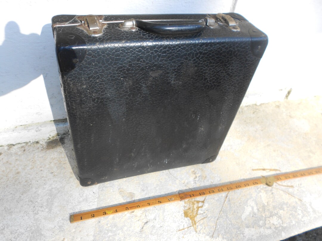 Vinyl Record DJ Case Square Suitcase 1960s Vintage French 33 Album ...