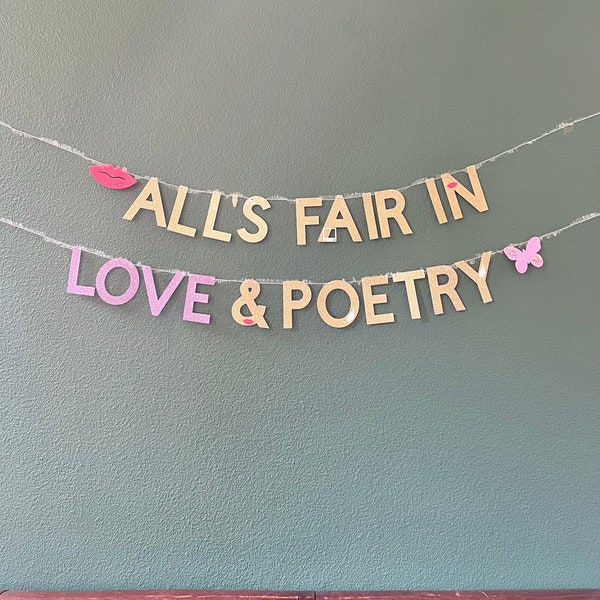 Tortured Poets Birthday Banner - Etsy