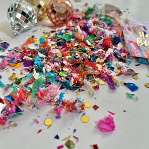 Rainbow Birthday Confetti Table Confetti Birthday Party Decor Shredded ...