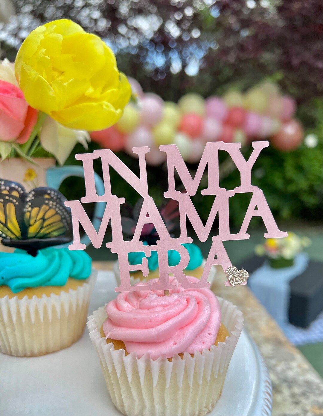 Mothers Day Cupcake Toppers | in My Mama Era Party Topper | Taylor ...