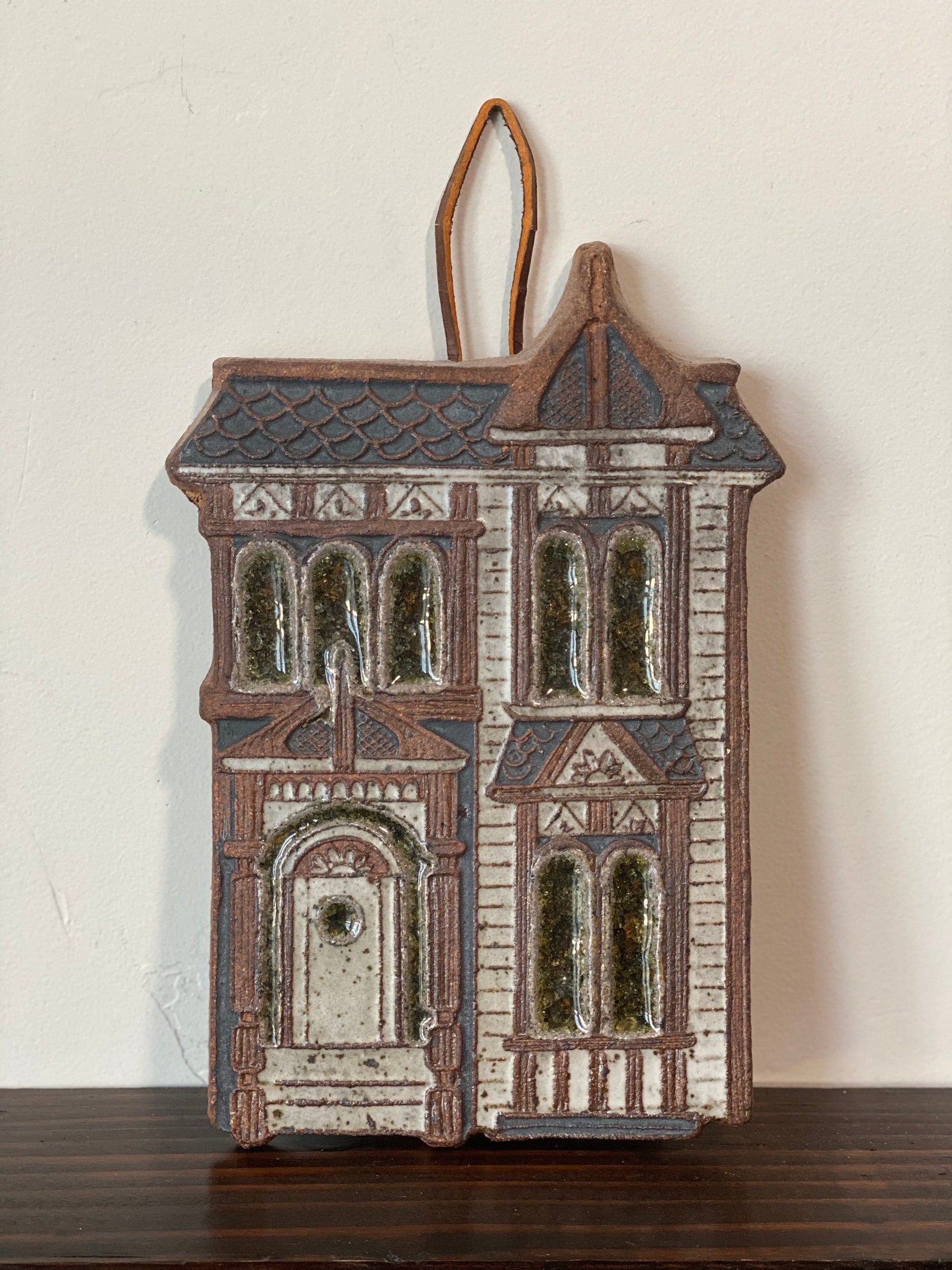 Vintage Victoria Littlejohn Victorian House Wall Hanging or - Etsy