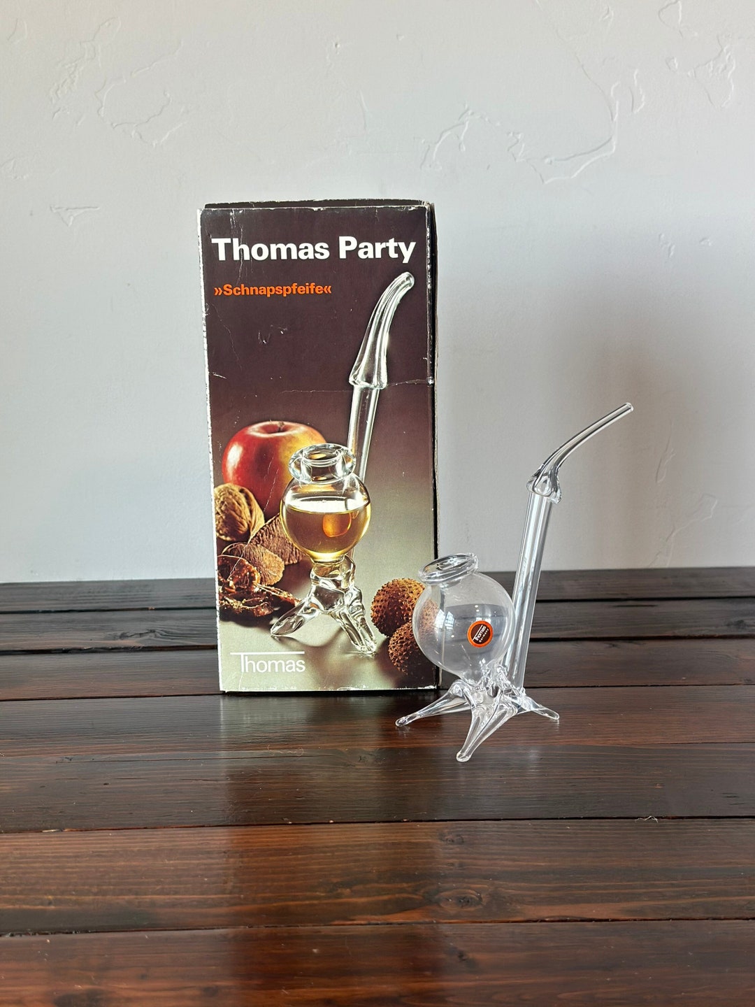 Mid Century Thomas Party Schnapps Pipe, Retro Modern Thomas Western ...