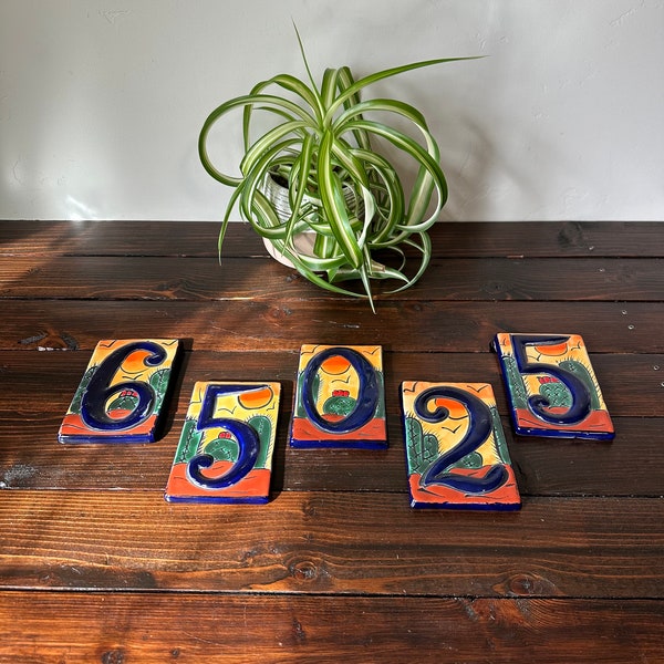 Mexican Tiles Number - Etsy