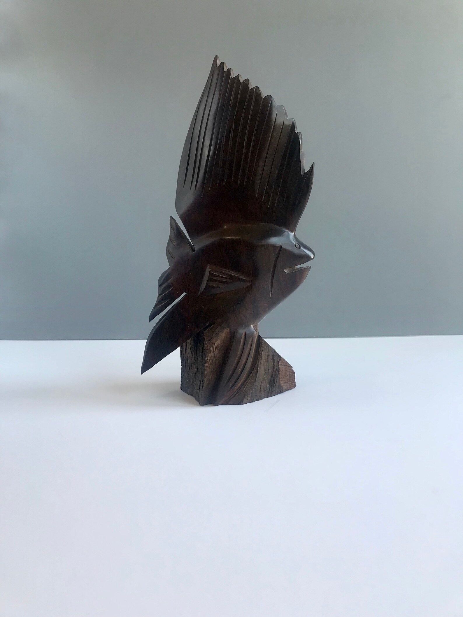 Vintage Large Ironwood Angelfish Vintage Carved Wood Fish | Etsy