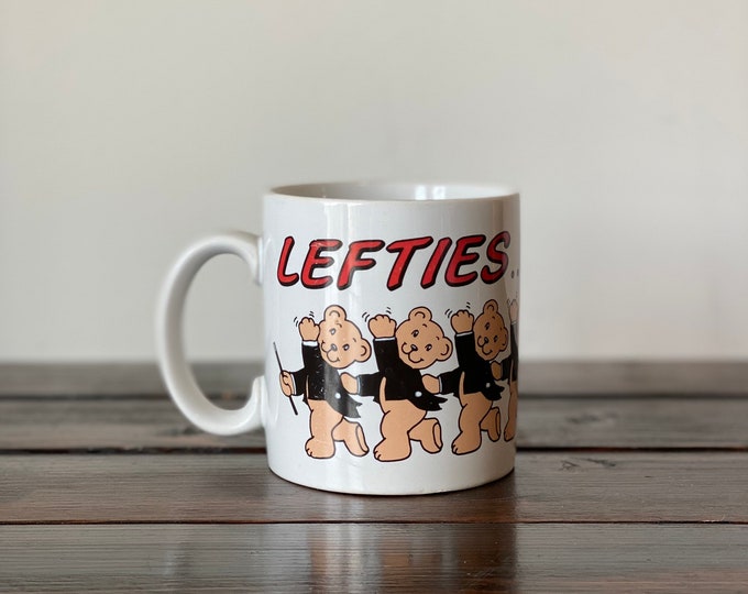 Vintage Lefties Do It Right Mug, Vintage Russ Berrie Lefties Do It ...