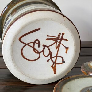 Vintage Sam Scott PNW Pottery Lidded Canisters Modern Vintage | Etsy