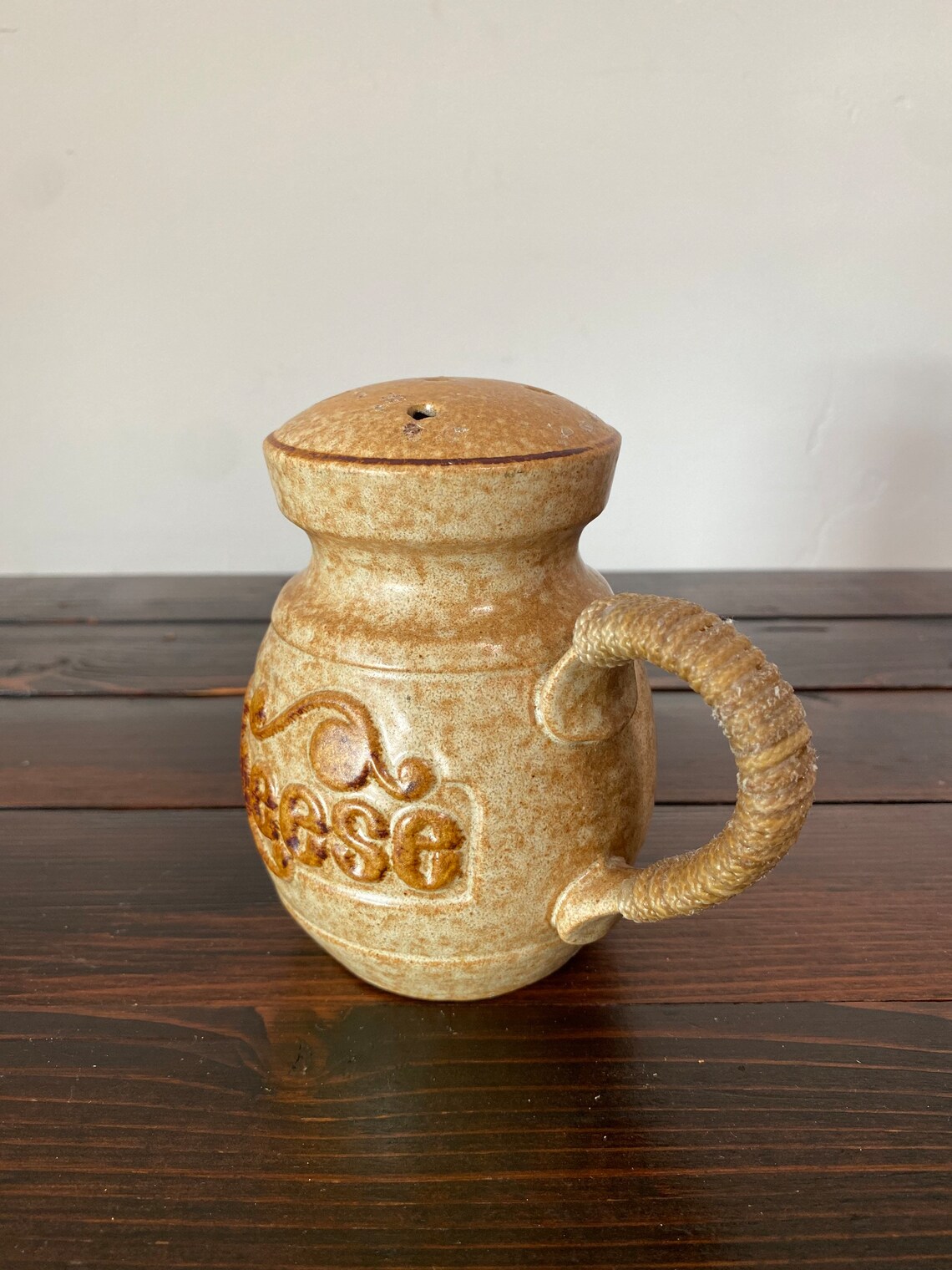 Vintage Pottery Craft USA Cheese Shaker: Stoneware Kitchen Decor - Etsy