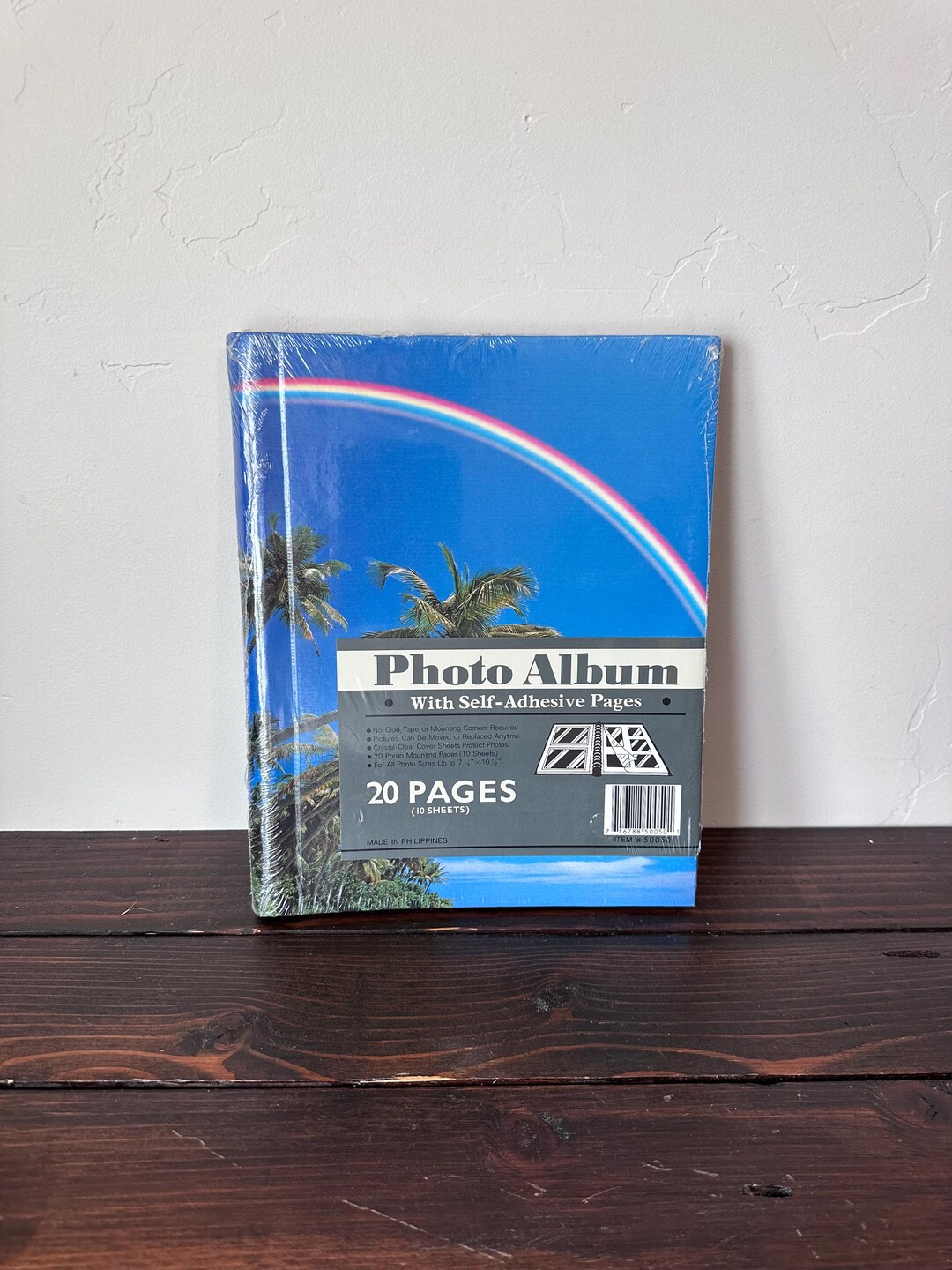 Vintage 70s Photo Album: Palm Tree Beach Rainbow Design - Etsy