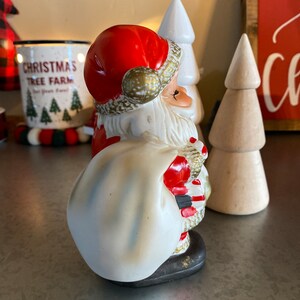 1970's Santa Piggy Bank Vintage 1970's Homco Santa - Etsy