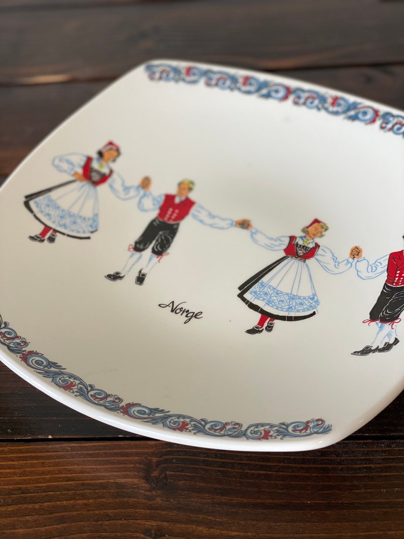 Figgjo Design Plate Mid Century Figgjo Flint Hardanger | Etsy