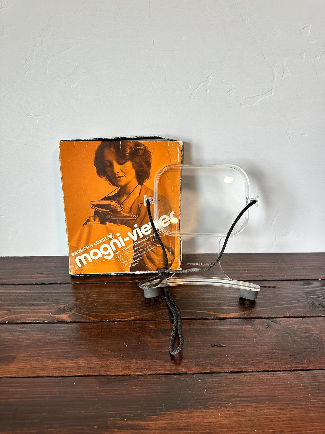 Vintage Bausch & Lomb Magni-viewer Around the Neck Magnifier With ...
