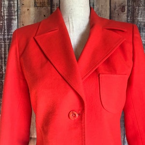 Vintage Young Pendleton Blazer, Vintage Tangerine Young Pendleton ...