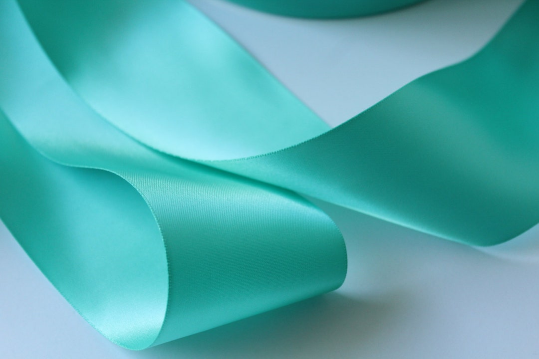 Pool Double Face Satin Ribbon / Pool Ribbon / Ribbon by the - Etsy