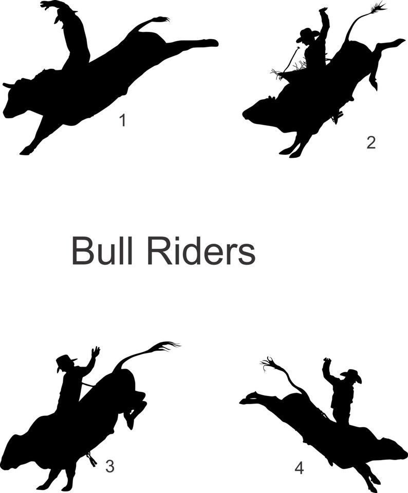 Custom Rodeo Decal Barrel Racer Bull Rider Bronc Rider - Etsy