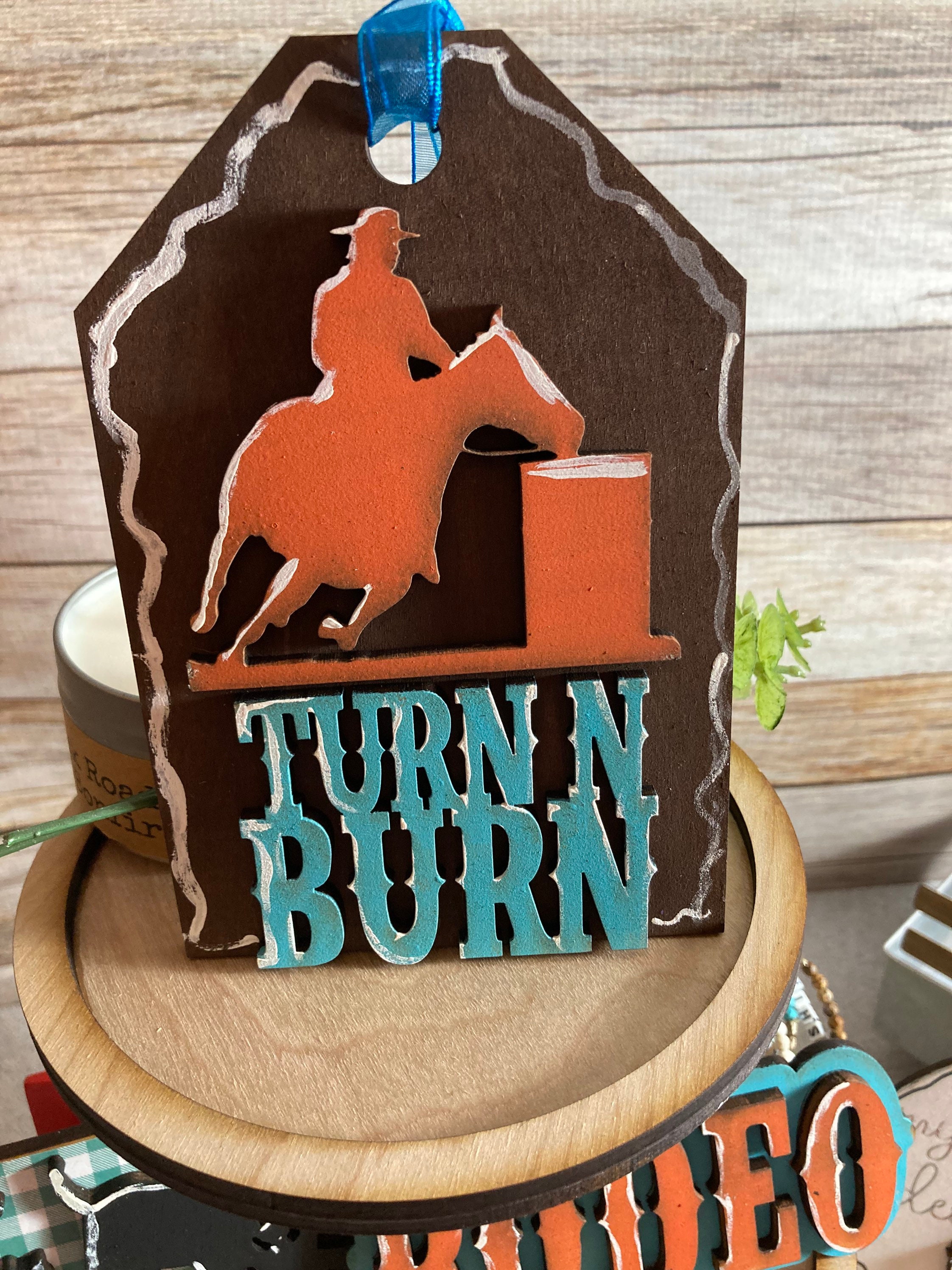 Rodeo Tier Tray Cowgirl Tier Tray Cowgirl Sign Rodeo Sign - Etsy