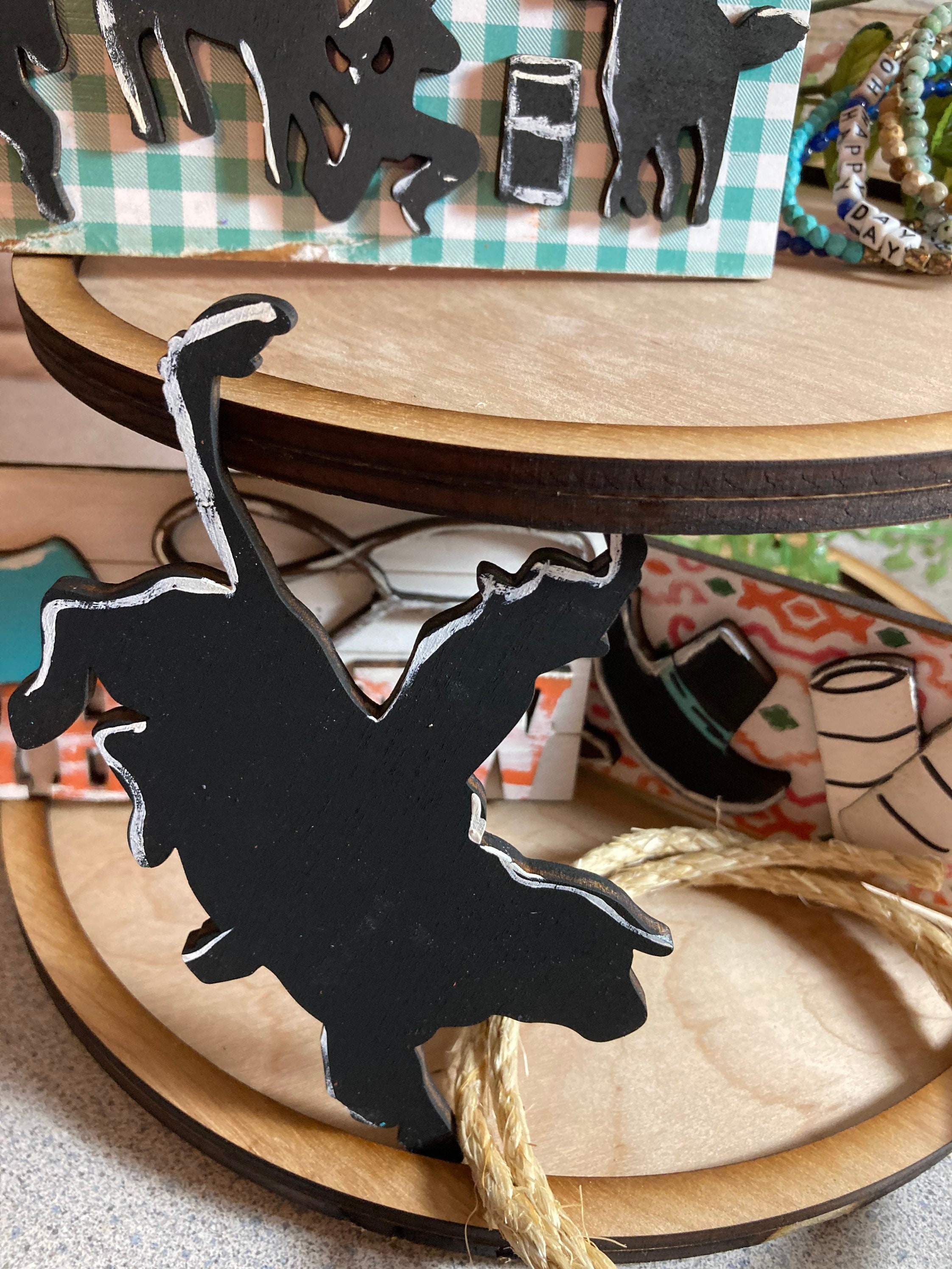 Rodeo Tier Tray Cowgirl Tier Tray Cowgirl Sign Rodeo Sign | Etsy