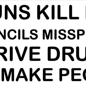 If Guns Kill Decal - Car Sticker - Window Sign - Funny Decal - Gift for ...