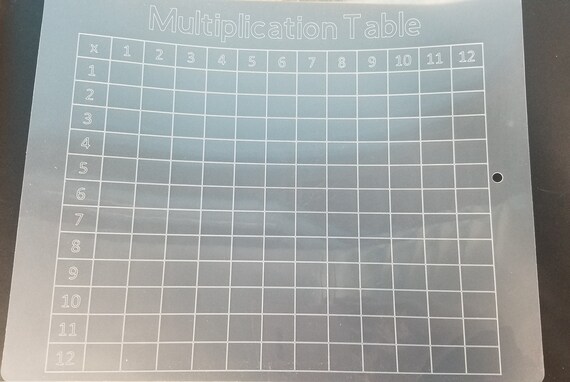 Multiplication Tracing Mat | Etsy