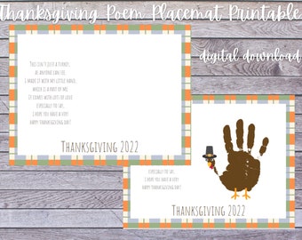 Thanksgiving Handprint Craft Baby Fall Art Preschool Fall Printable ...