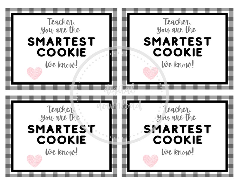 Printable Cookie Box Tags - Etsy