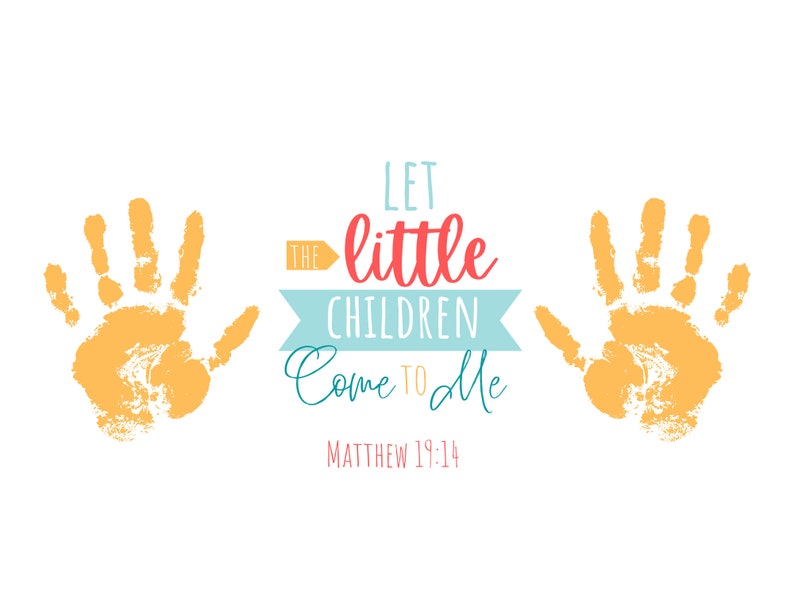 Let the Little Children Come to Me Printable Template - Etsy