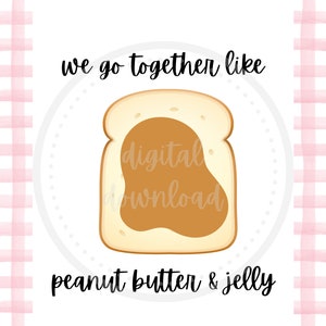 Peanut Butter & Jelly Handprint Template - Etsy