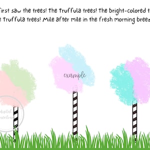 Truffula Trees Printable Template - Etsy