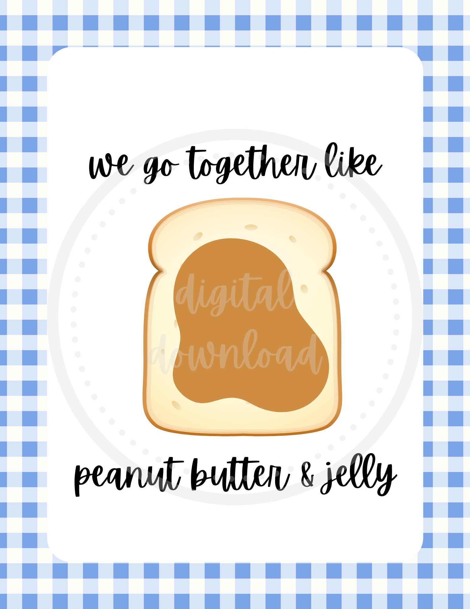 Peanut Butter & Jelly Handprint Template - Etsy