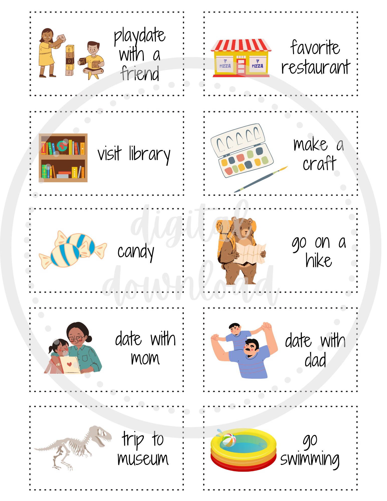 Printable Reward Coupons - Etsy