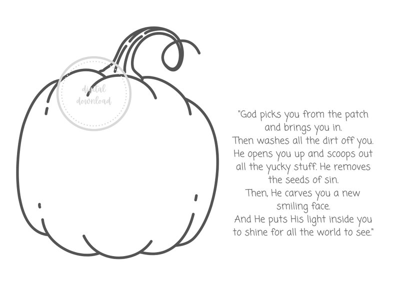 Being a Christian is Like Being a Pumpkin Handprint Craft - Etsy