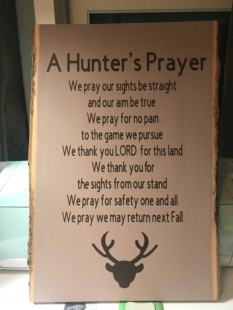 Hunter's Prayer - Etsy