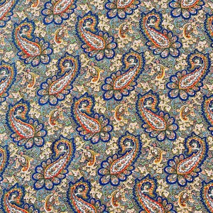 1970’s Vintage Paisley Cotton Fabric. Dressmaking, Yardage, Sewing ...