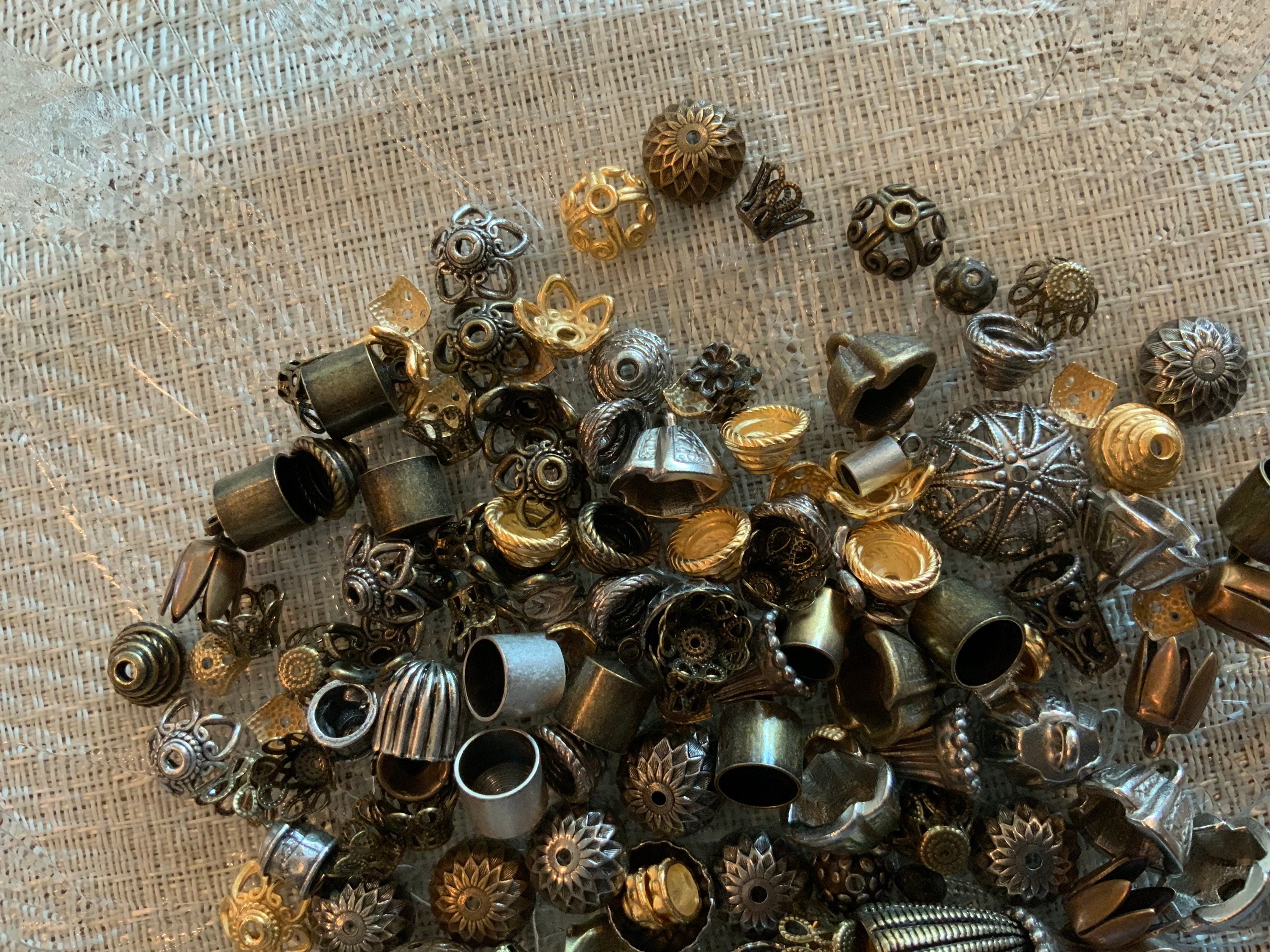 100 Bead Caps and End Caps - Etsy