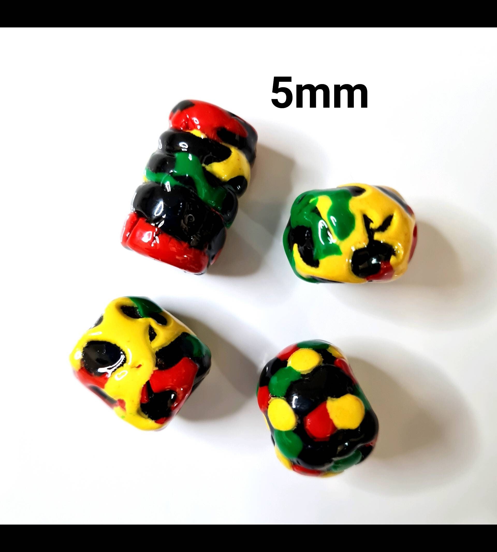 Rasta/ghana Hair Beads, Locs, Hair Accessory, Dreadlock Jewelry ...