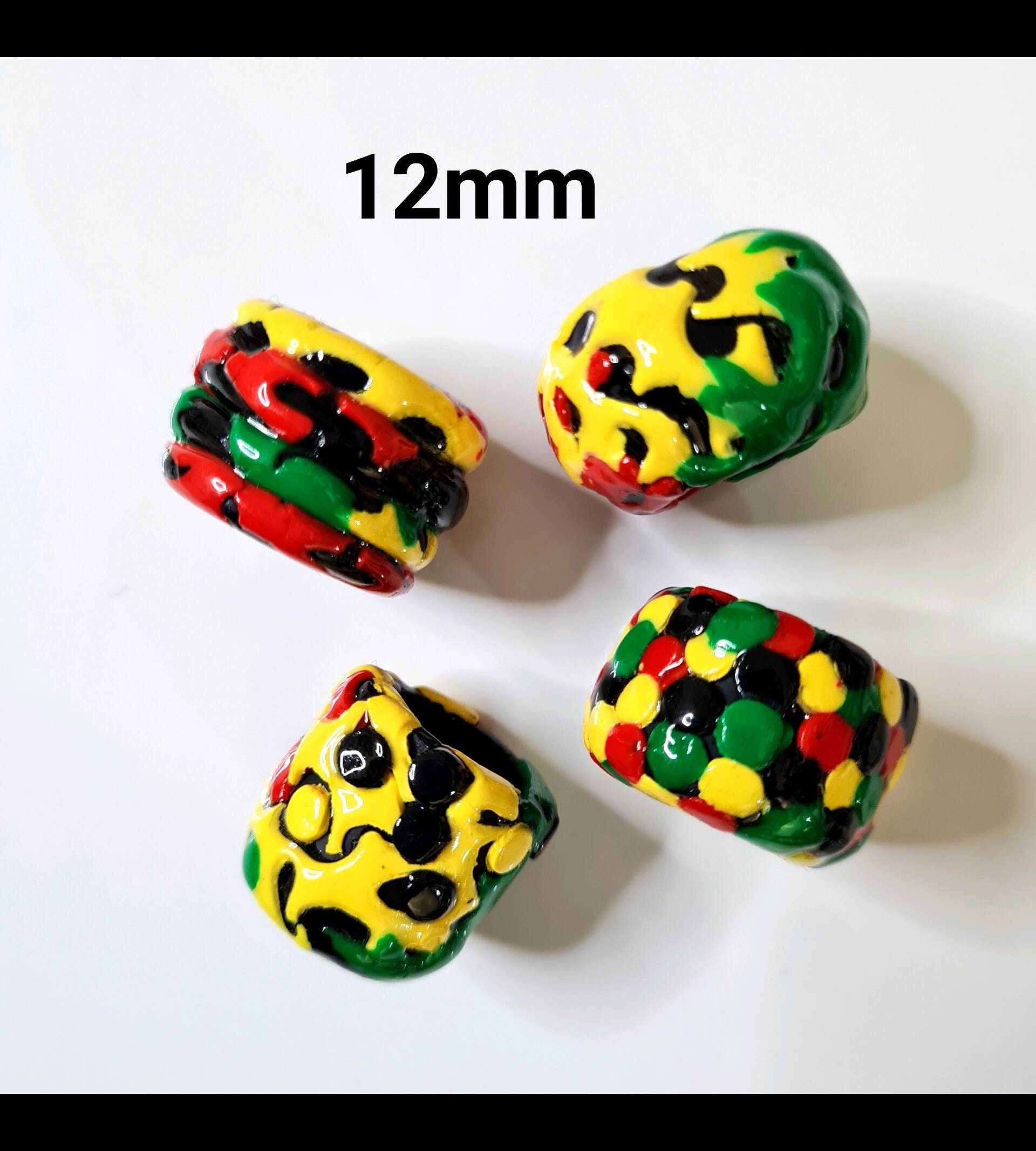Rasta/ghana Hair Beads, Locs, Hair Accessory, Dreadlock Jewelry ...