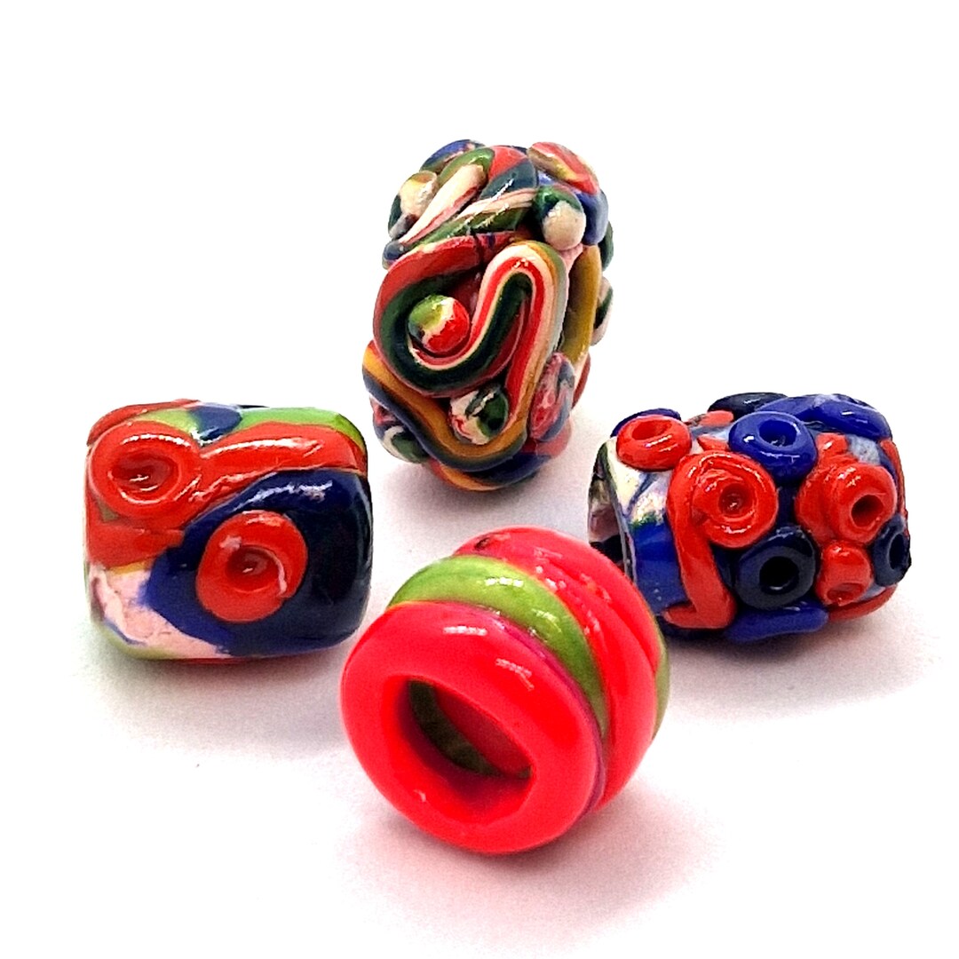 Set of 4 Hair Beads 4mm,5mm,7mm Hair Accessories, Hair Jewellery ...