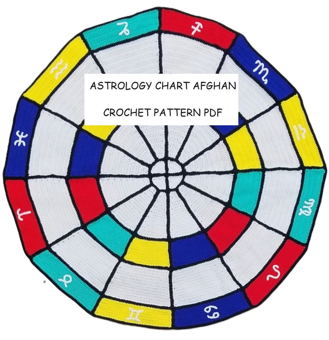 ASTROLOGY CHART Afghan Crochet Pattern PDF - Etsy