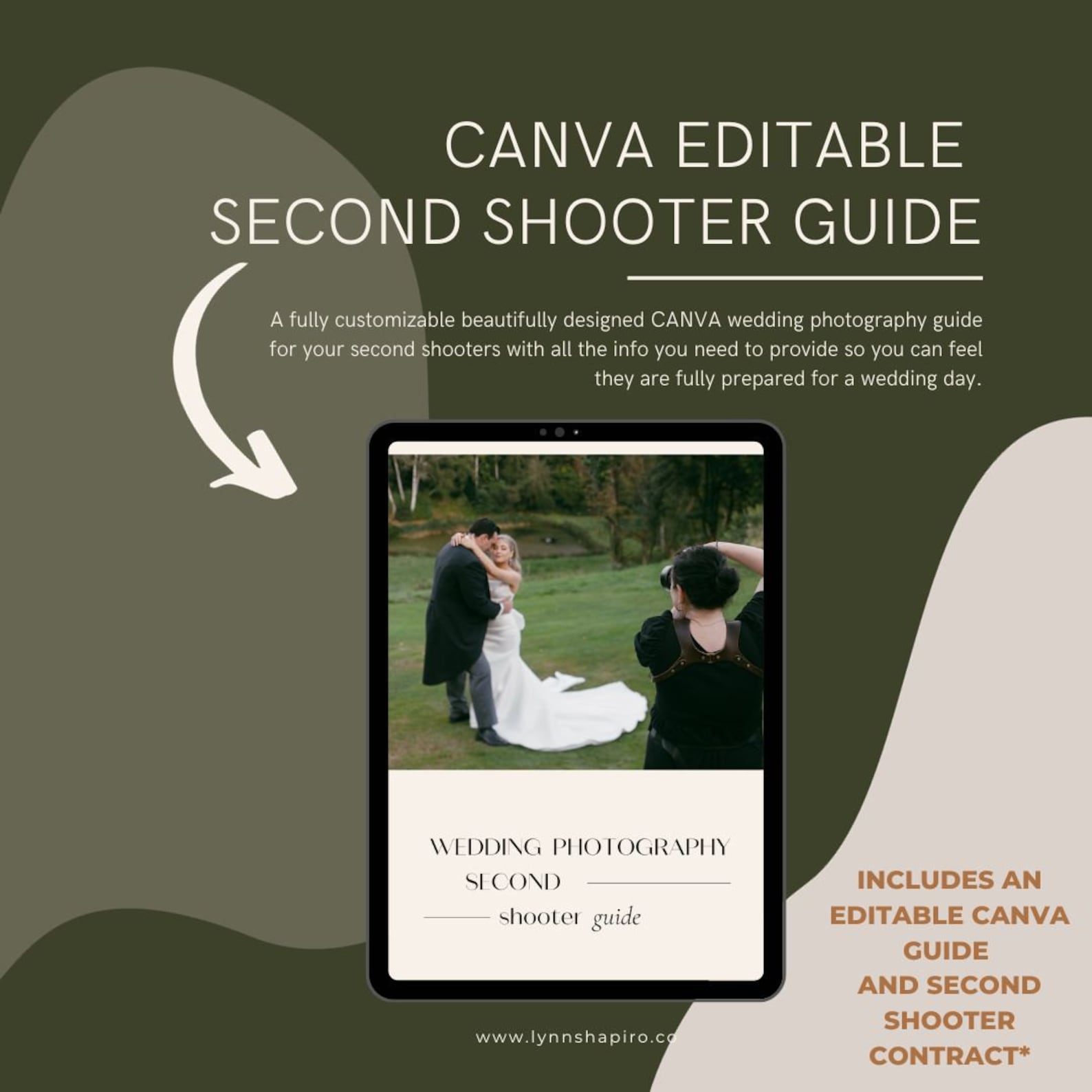 Editable Second Shooter Guide CANVA + Bonus Contract - Etsy