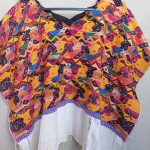 Lot of 4 Vintage Huipils Handwoven Textile Top Poncho Guatemalan Folj Art - Etsy