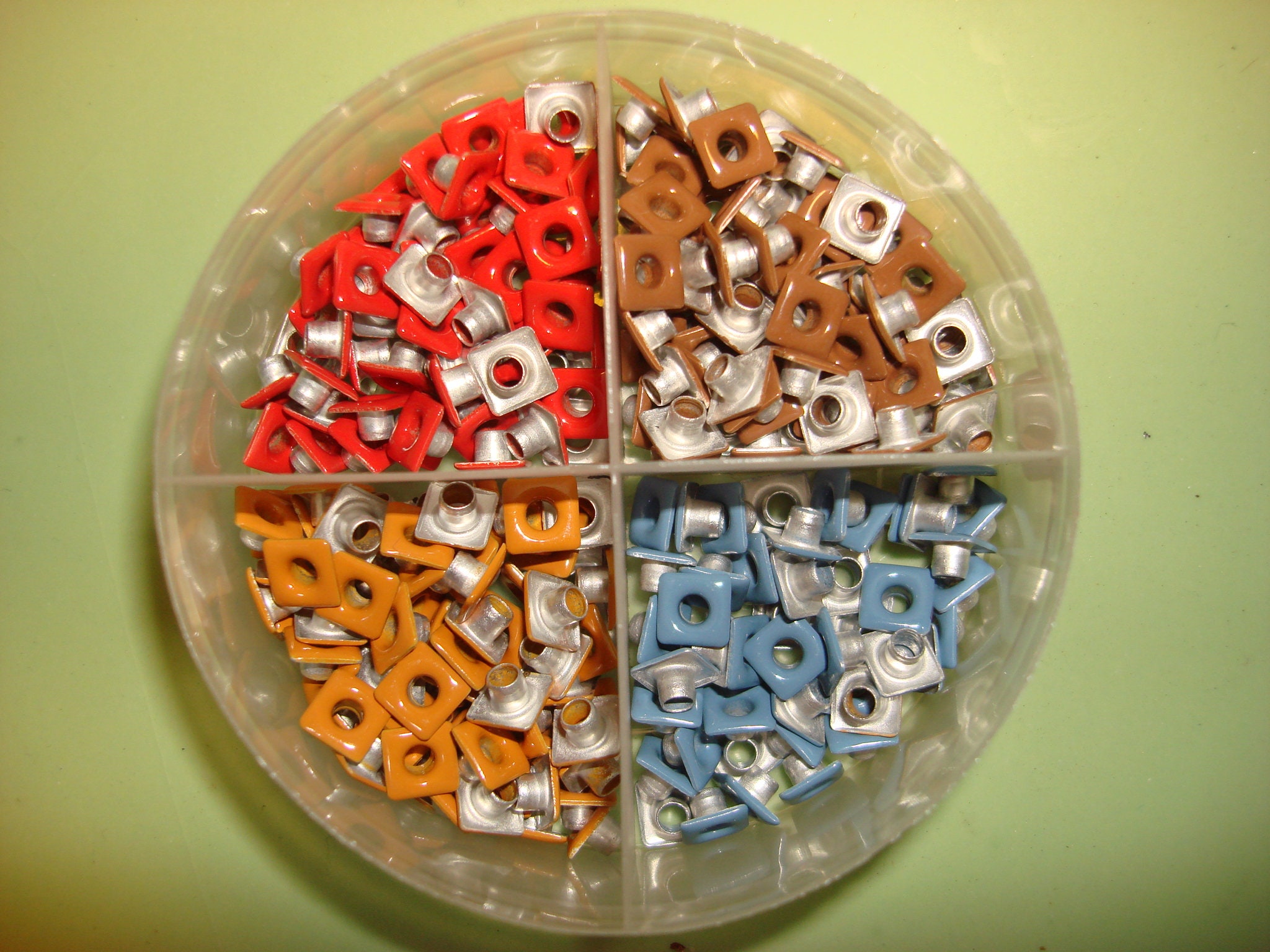 Square Eyelets Multicolors Brads Brocade Blue More - Etsy