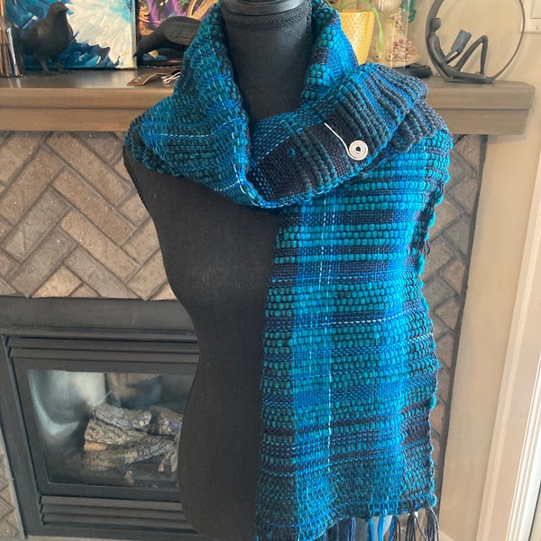 Hand Woven Scarf - Etsy