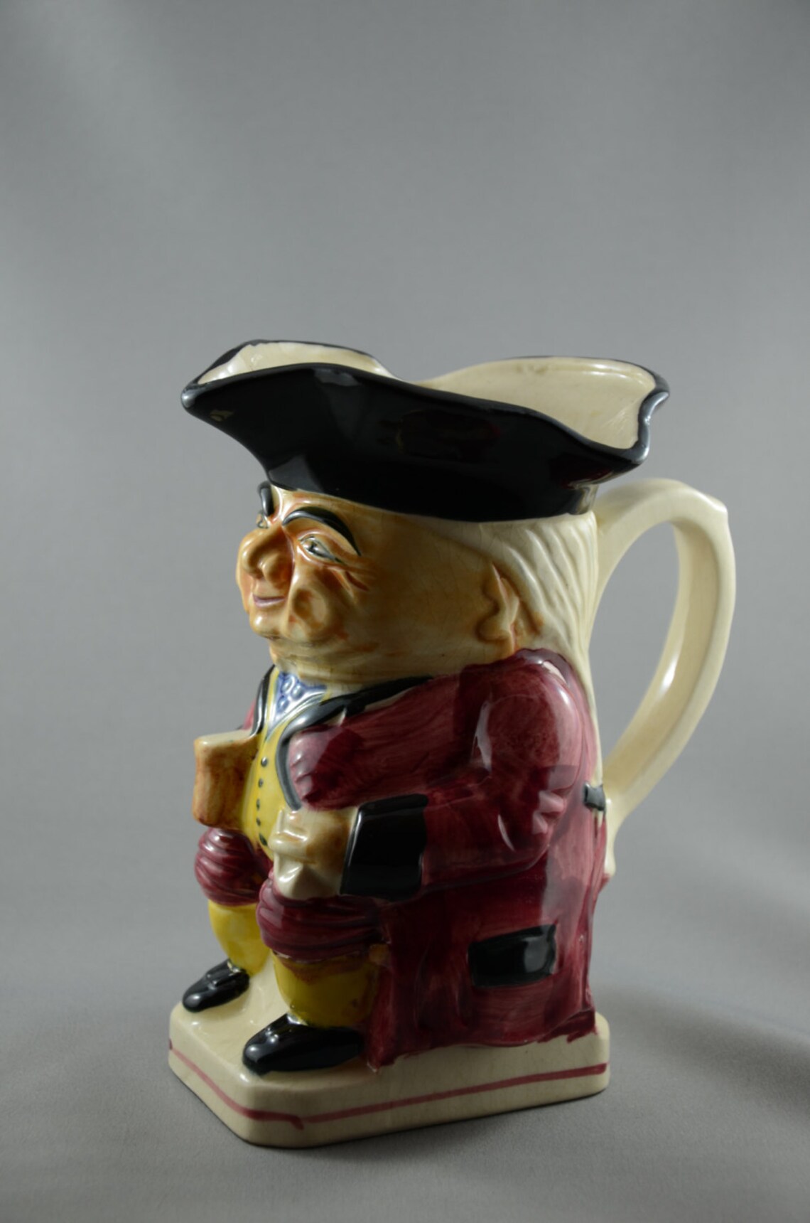 Vintage Toby Character Jug Ale Beer Drinker With Pipe Japan Glazed ...
