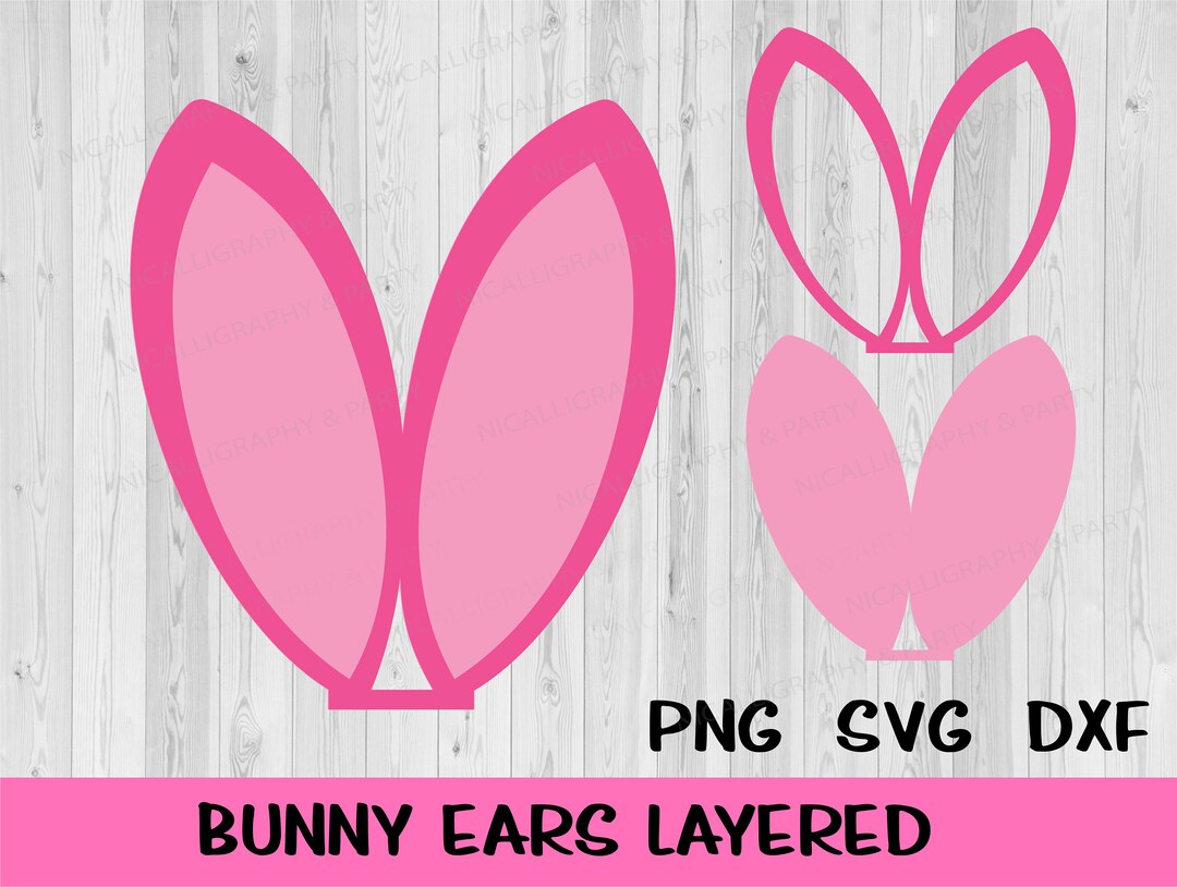 Easter Bunny SVG, Bunny Ears SVG, Easter Clipart, Bunny Cliparts, Bunny ...