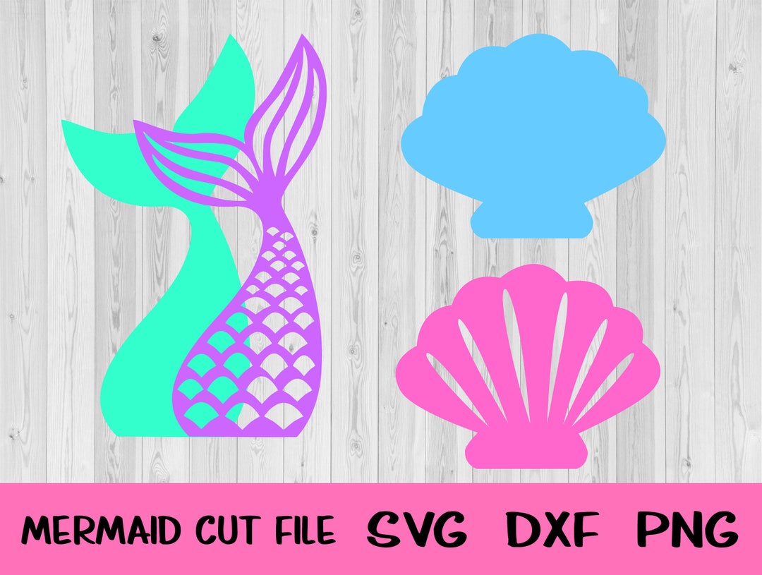 Mermaid Clip Art, Mermaid Tail SVG, Mermaid Layered, Mermaid 3D ...
